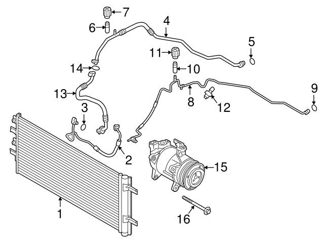 Genuine BMW 64526826880 AC Compressor - BMW | 64526811431 64526811433 ...