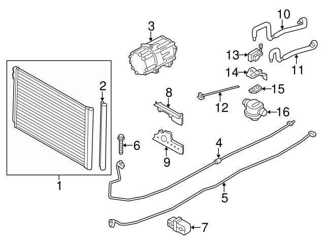 Genuine BMW 64529227508 AC Compressor - BMW | 64529222598