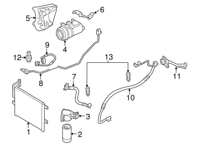 Genuine BMW 64533455916 A/C Refrigerant Suction Hose - BMW | 64533412472
