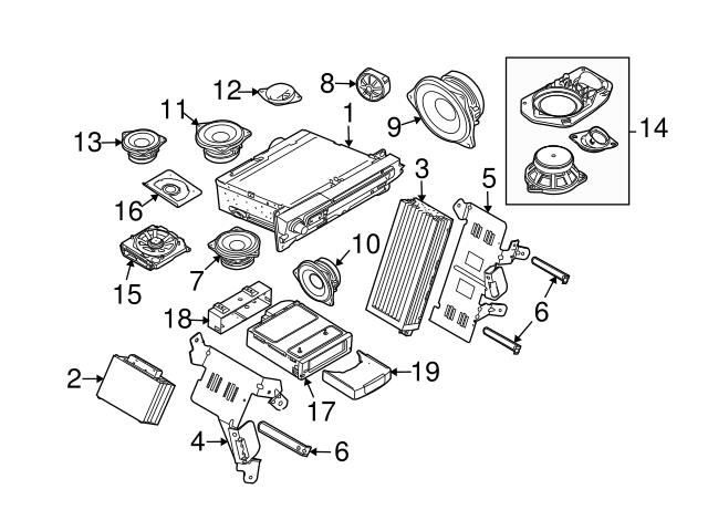 Genuine BMW 65126920461 Radio Amplifier - BMW