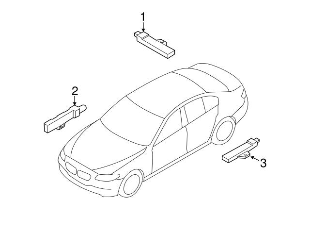 Genuine BMW 65209220831 Keyless Entry Antenna - BMW | 65209144261