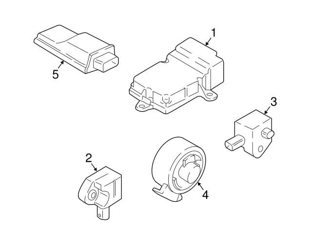 Genuine BMW 65776991455 Air Bag Seat Sensor Mat; Left, Right, Front ...