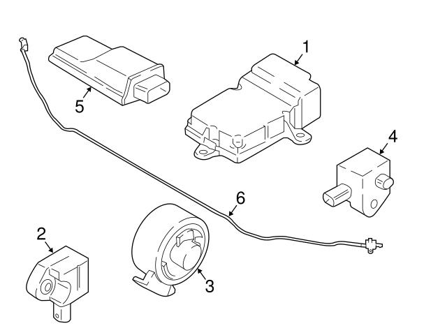 Genuine BMW 65779279391 Impact Sensor; Left Front, Right Front - BMW