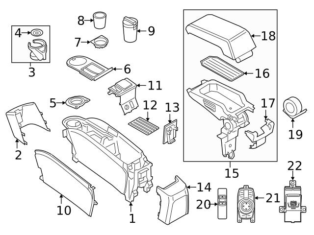 Genuine BMW 65829381678 Radio Knob - BMW | 65829317695 65829318781