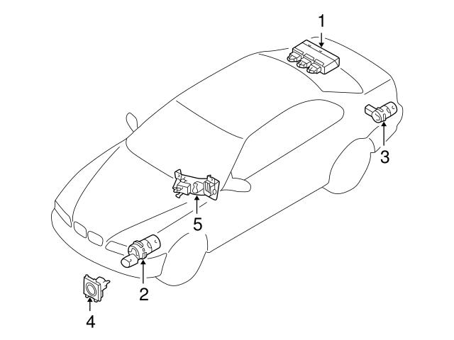 Genuine BMW 66209185139 Parking Aid Control Module - BMW | 66209176682
