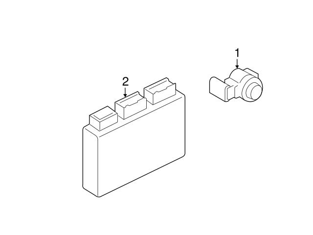 Genuine BMW 66209252636 Parking Aid Control Module - BMW