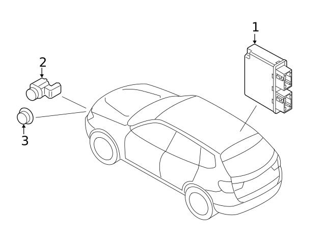 Genuine BMW 66209258589 Parking Aid Control Module - BMW | 66209418331 ...