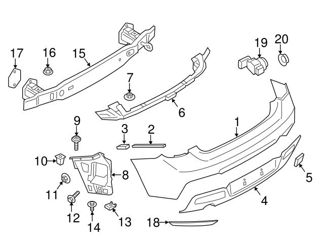 Genuine BMW 66209261610 Parking Aid Sensor - BMW