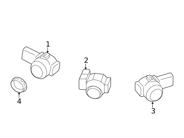 Genuine BMW 66209472096 Parking Aid Sensor - BMW | 66209826953