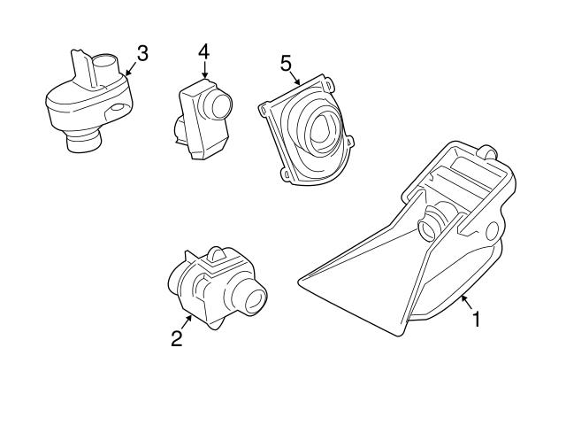 Genuine BMW 66539240358 Park Assist Camera - BMW