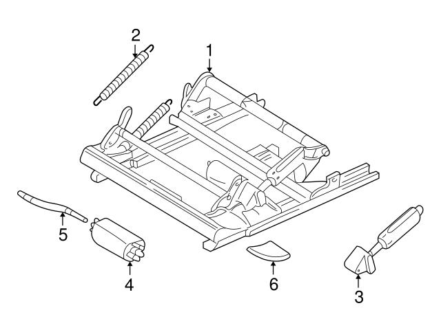 Genuine BMW 67317027205 Seat Motor; Left, Right - BMW
