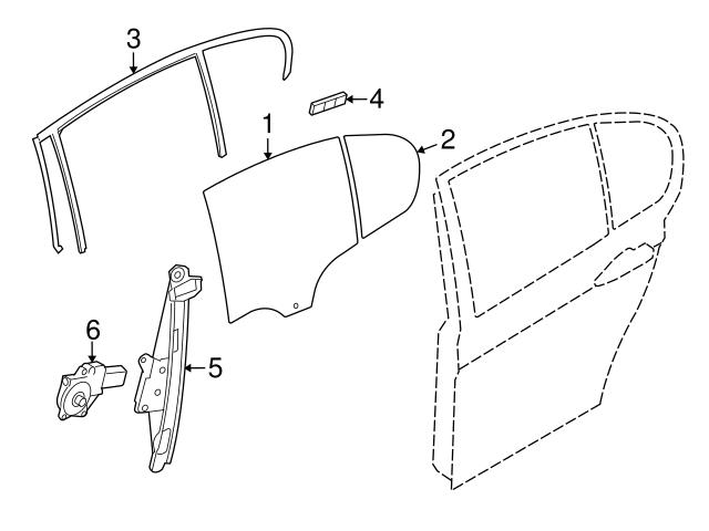 Genuine BMW 67627341564 Power Window Motor; Right - BMW | 67627248740