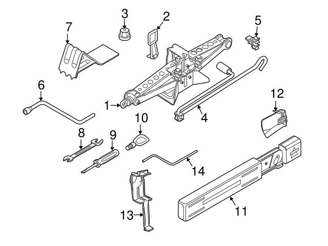 Genuine BMW 71126758731 Wheel Lug Wrench - BMW