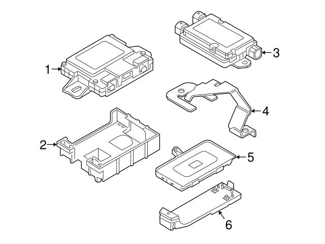 Genuine BMW 84109355549 Mobile Phone Control Module - BMW