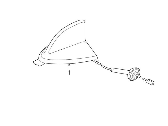 Genuine BMW 84506908349 Mobile Phone Antenna - BMW