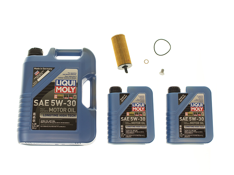 Liqui Moly Longtime High Tech + Mahle BMW5OILFLTR3KIT Oil Change Kit ...
