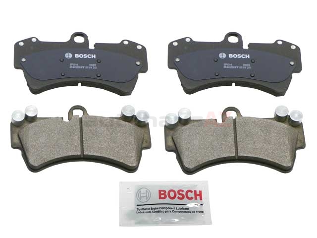 Bosch QuietCast BP1014 Brake Pad Set; Front; OE Supplier Compound ...