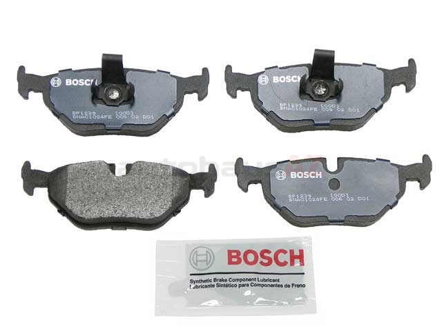 Bosch QuietCast BP1239 Brake Pad Set; Rear; OE Supplier Compound - BMW ...