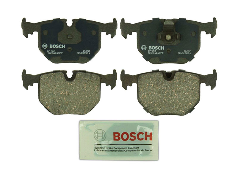 Bosch QuietCast BP683 Brake Pad Set; Rear; OE Supplier Compound - BMW ...