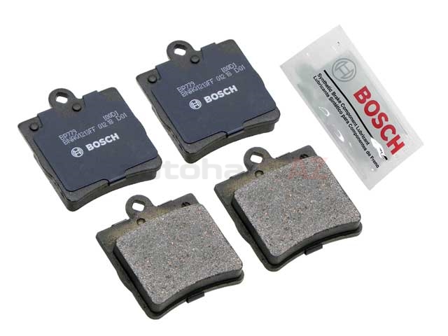 Bosch QuietCast BP779 Brake Pad Set; Rear with 1 Pin Retainer and ...