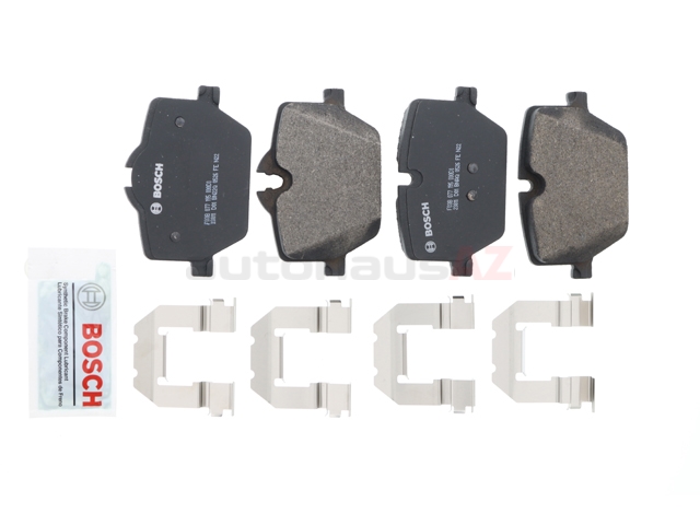 Bosch Quietcast 34206888835, BP2220 Brake Pad Set; Rear - BMW