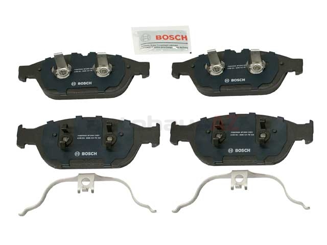 Bosch Quietcast 8R0698151R, BP1549 Brake Pad Set; Front - Audi
