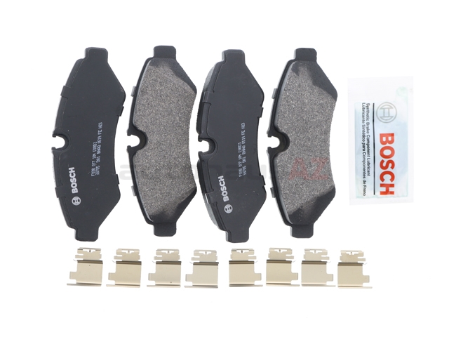 Bosch Quietcast 9104207300, BP2201 Brake Pad Set; Rear - Mercedes