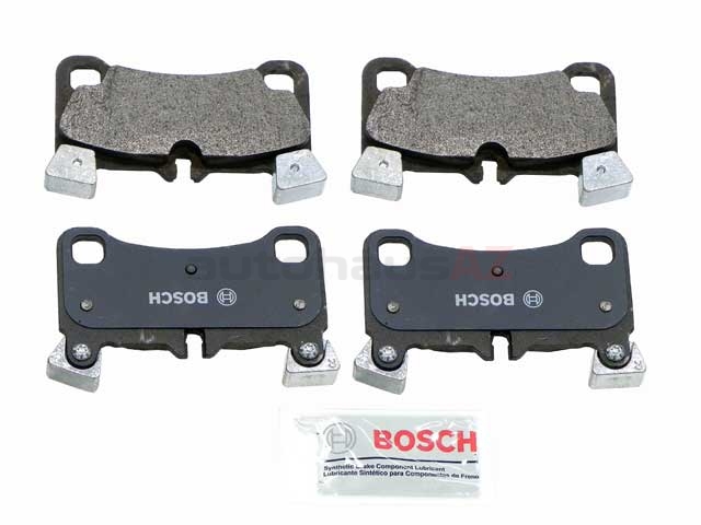 Bosch Quietcast 95535293964, BP1350 Brake Pad Set; Rear - Porsche ...