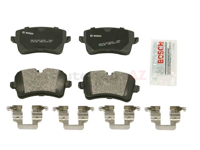 Bosch Quietcast 9A769845100, BP1547 Brake Pad Set; Rear - Porsche