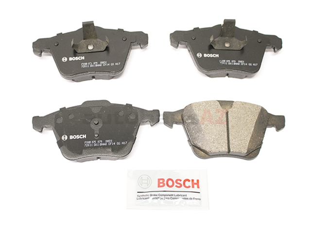 Bosch Quietcast C2Z14096, BC1240 Brake Pad Set; Front - Jaguar | C2Z32076