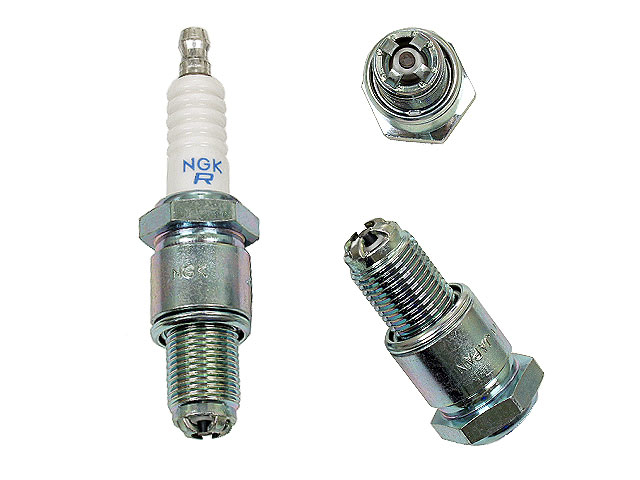 NGK BR8EQ14, 2329 Spark Plug; 4 Electrode Resistor | W01331636136 ...