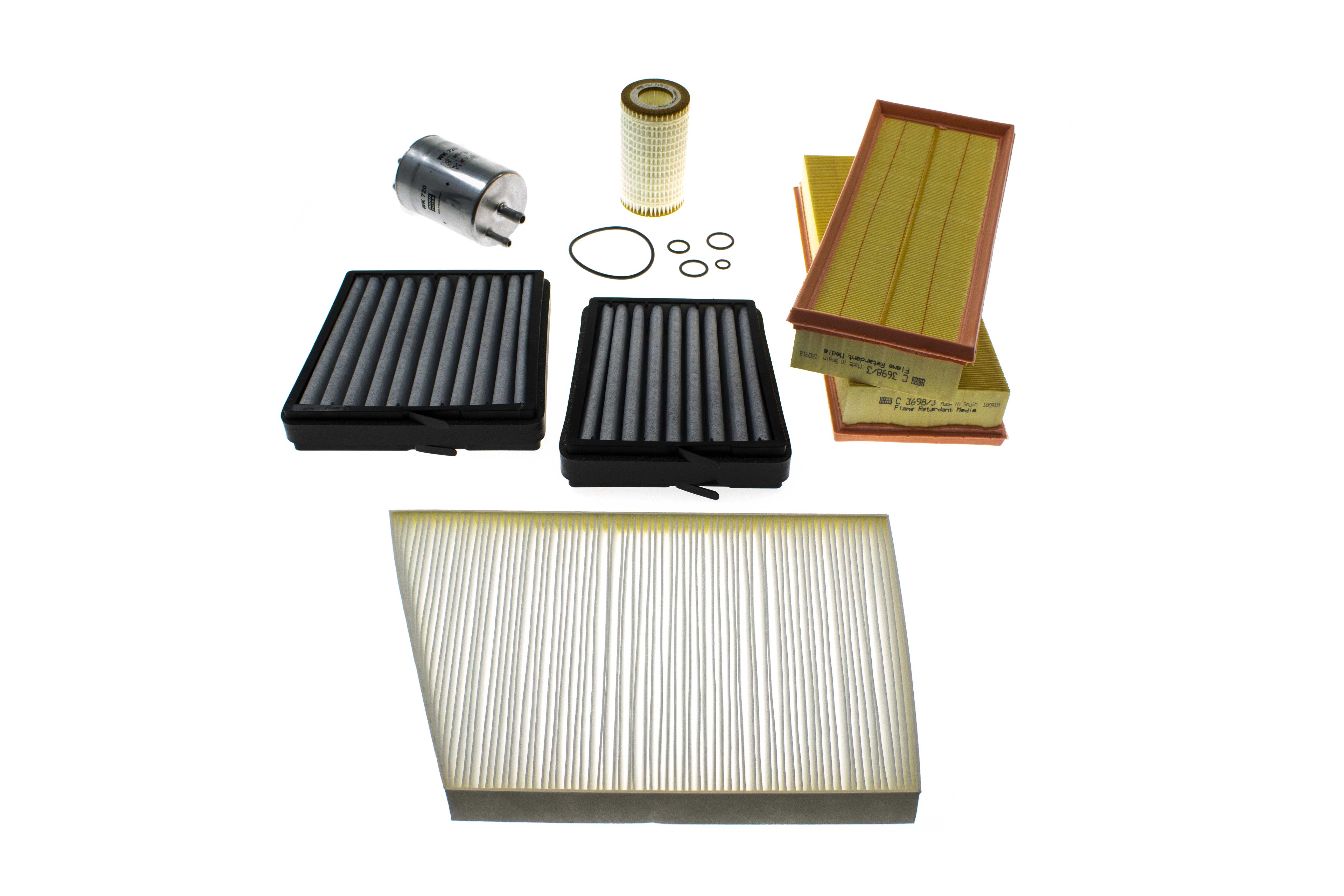 AAZ Preferred C280FLTR2KIT Oil Filter Kit; Air, Oil, Fuel and Cabin ...