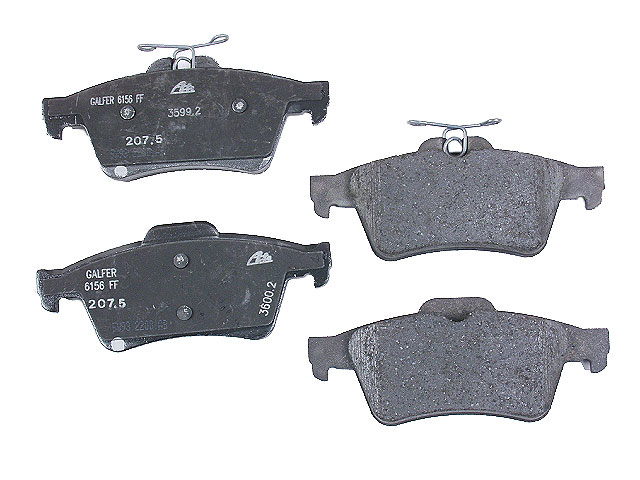 Genuine Jaguar C2C027271 Brake Pad Set; Rear - Jaguar