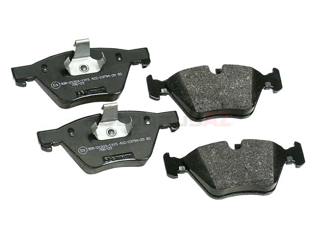 Jurid D1061J, 573188J Brake Pad Set; Front; OE Compound - BMW ...