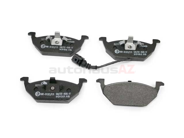 ATE D191A, 607117 Brake Pad Set; Front - VW | 1J0698151D 1J0698151F ...