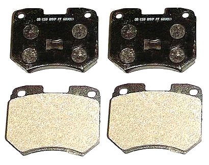 PBR-Repco Deluxe D278D Brake Pad Set; Front; Organic Compound ...