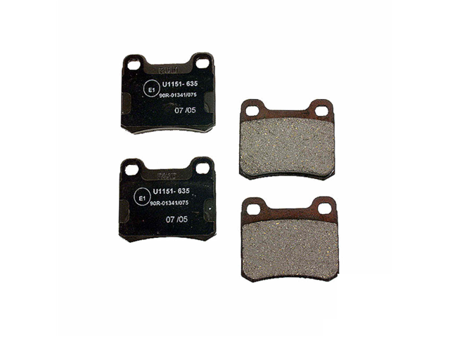 Pagid D534P, T1004NA Brake Pad Set; Rear; OE Compound - Mercedes ...