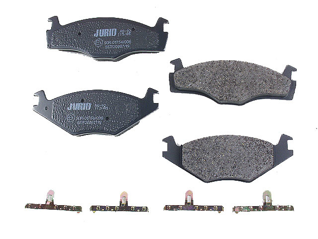 Jurid D545J, 571317J Brake Pad Set; Front - VW | 191698151H 1H0698151 ...