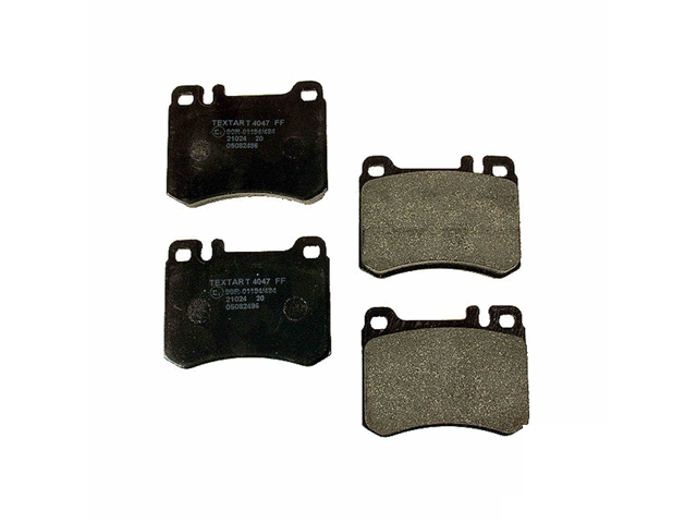 Textar D671T, 2102404 Brake Pad Set; Front; OE Compound - Mercedes ...