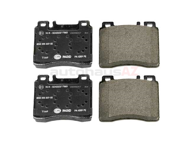 Hella Pagid D786P, 355007551 Brake Pad Set; Front; OE Compound ...