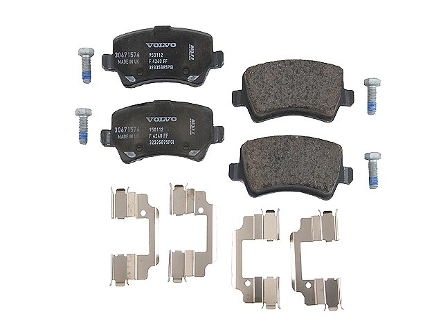 Genuine Volvo 31317483 Brake Pad Set; Rear - Land Rover, Volvo ...