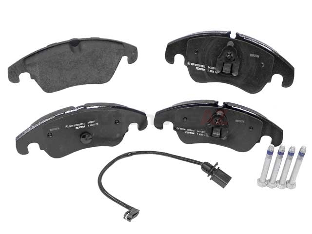 Textar D81322T, 2474301 Brake Pad Set; Front with Sensor - Audi ...