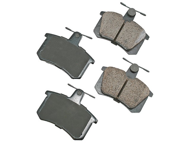 Akebono Euro D8228EUR Brake Pad Set; Rear SKU: 1007581-D8228EUR - Audi ...