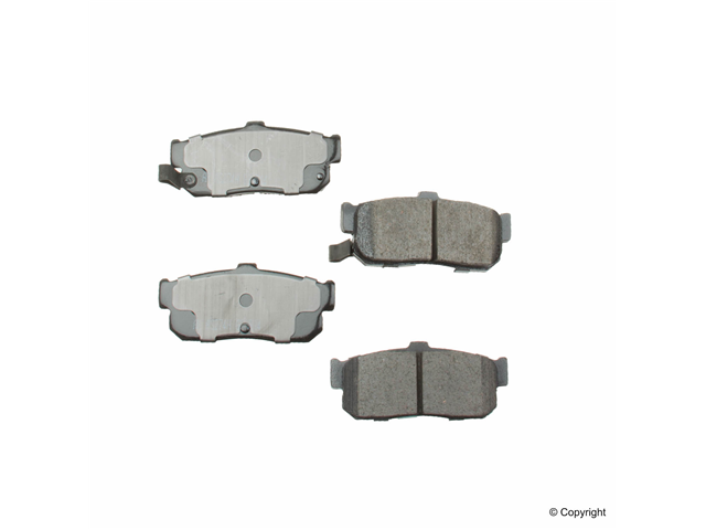 Akebono ISD D8540ISD, ISD540 Brake Pad Set; Rear - Infiniti, Nissan