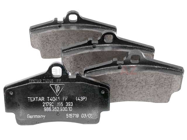 Genuine Porsche 98635293910 Brake Pad Set; Rear - Porsche | 98635293911 ...