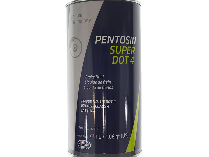 Pentosin DOT4, 1204116 Brake Fluid; Super DOT4; 1 Liter Container ...