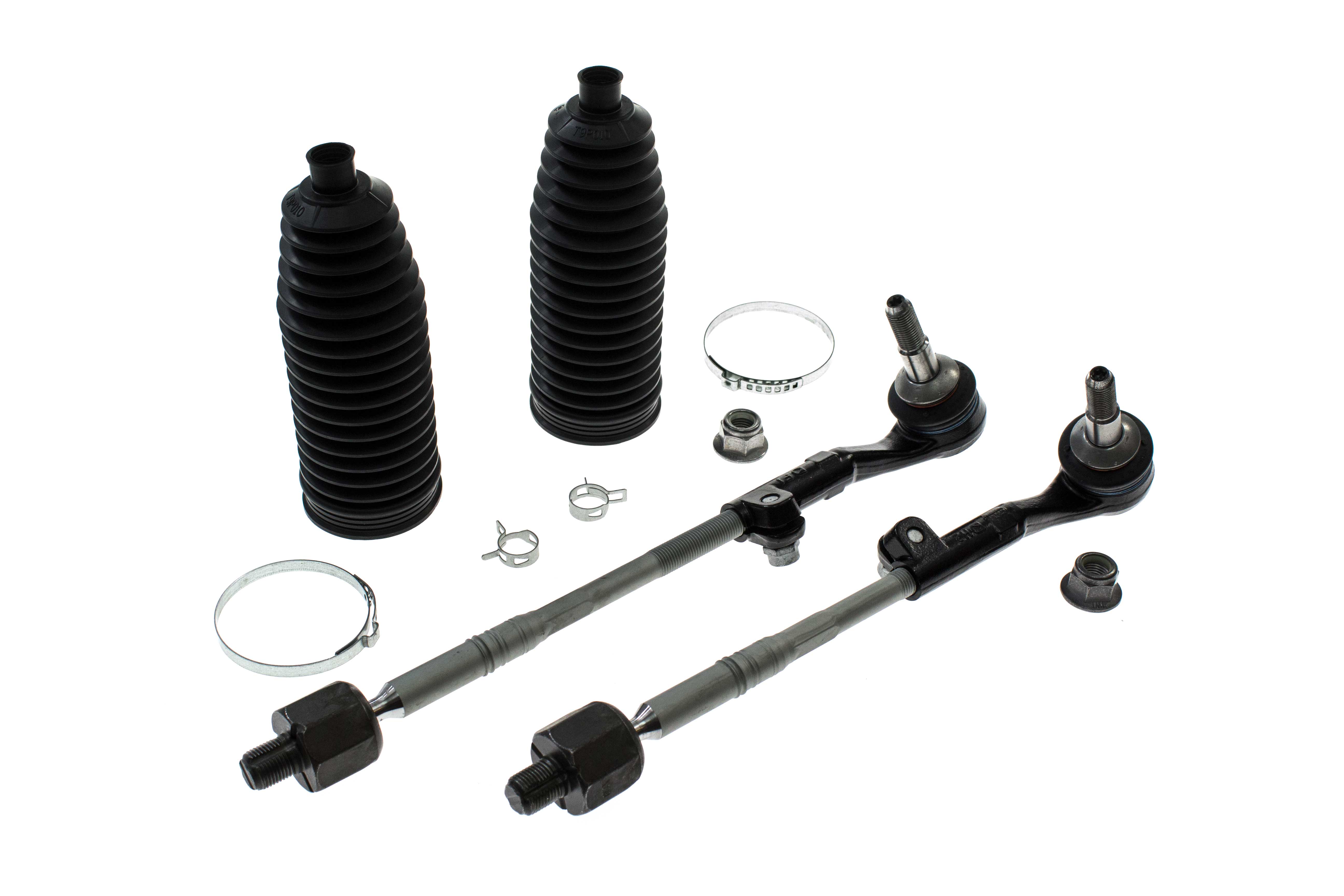 AAZ Preferred E90STRKIT Tie Rod Assembly; Left and Right, Rack Boots ...