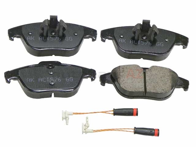 Akebono Euro EUR1341 Brake Pad Set; Rear - Mercedes | 0004200205 ...