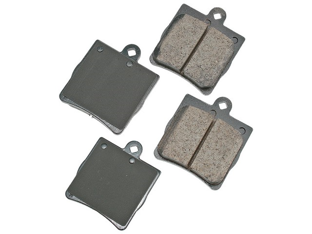 Akebono Euro EUR779 Brake Pad Set; Rear - Chrysler, Mercedes ...