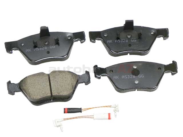 Akebono Euro EUR853A Brake Pad Set; Rear - Mercedes | 0044200720 ...